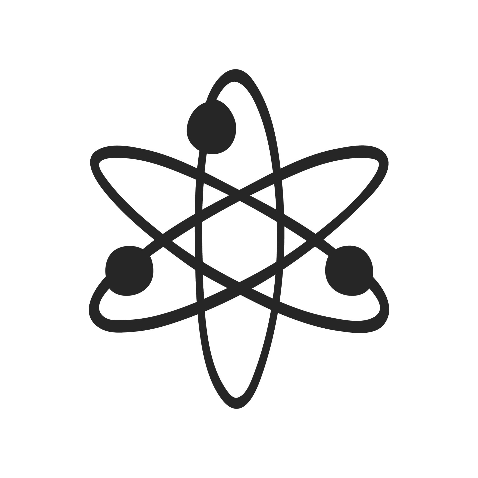 Hand Drawn Atom Structure Vector Illustration 38827458 Vector Art At