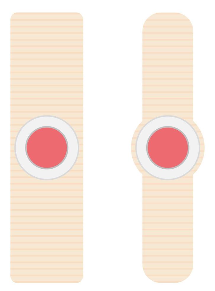 medical plaster for sealing the wounds stock vector illustration isolated on white background ...