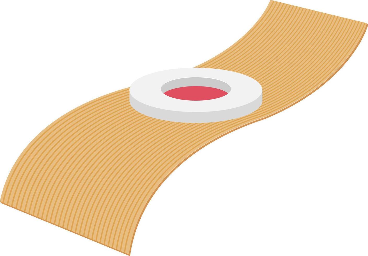 medical plaster for sealing the wounds stock vector illustration isolated on white background ...