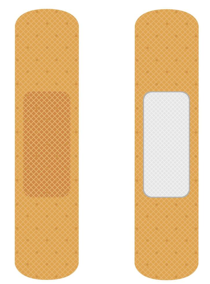 medical plaster for sealing the wounds stock vector illustration isolated on white background ...