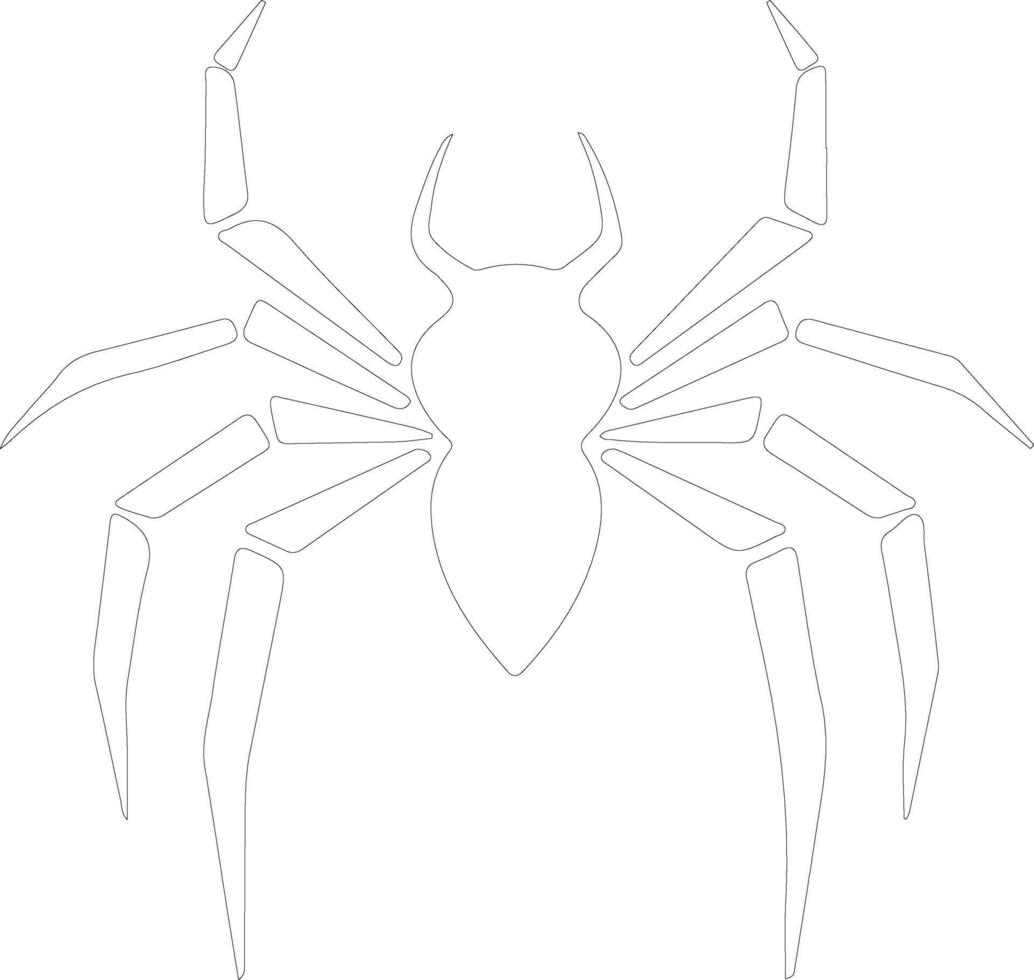 Assassin Bug Outline Silhouette 38829364 Vector Art At Vecteezy