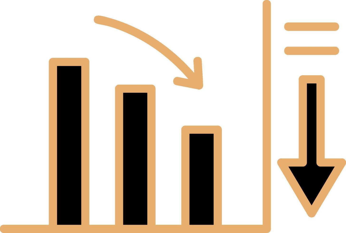 Decrease Vector Icon 38831299 Vector Art at Vecteezy