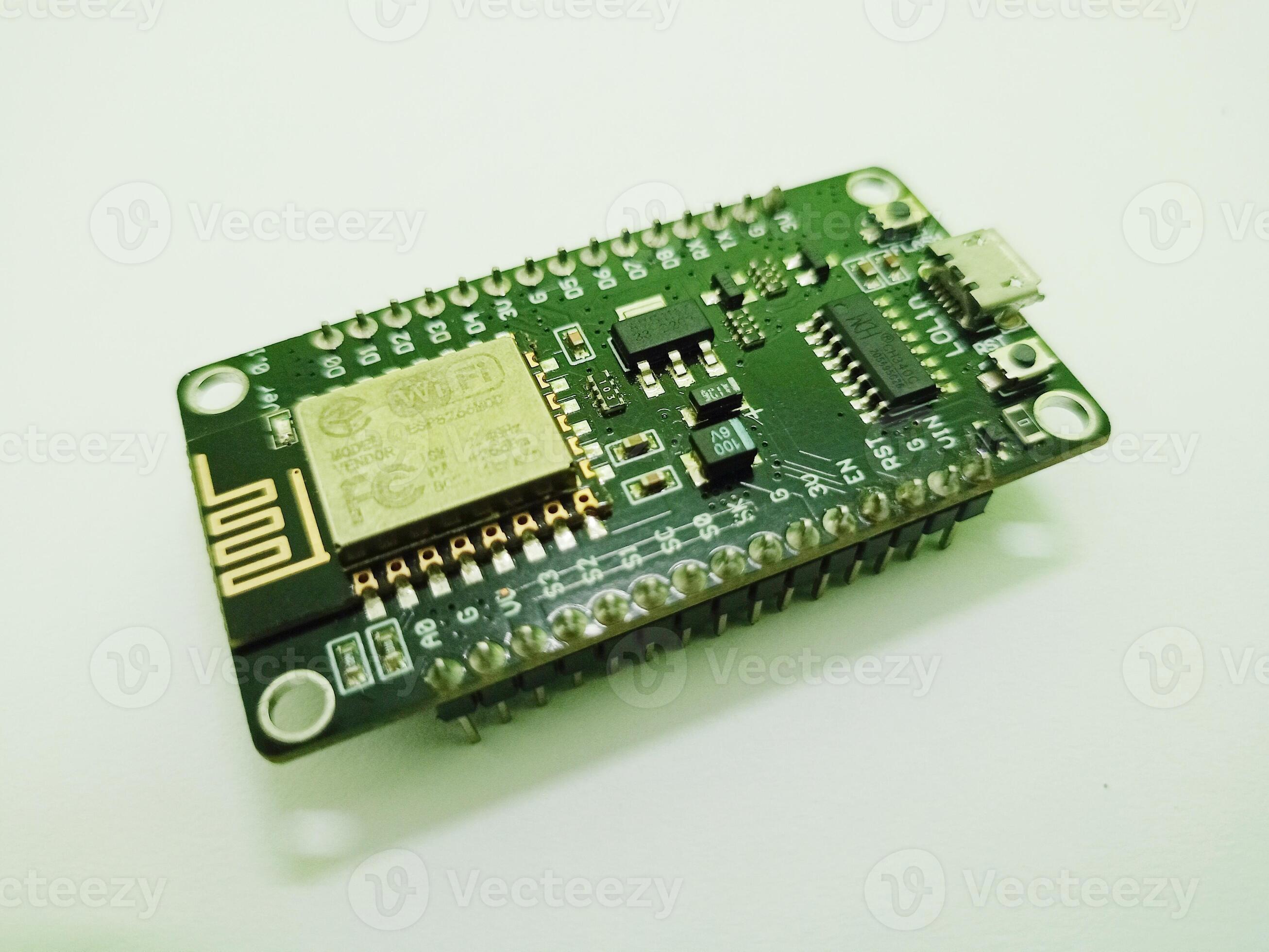 The NodeMCU integrated control system is equipped with inputs and ...