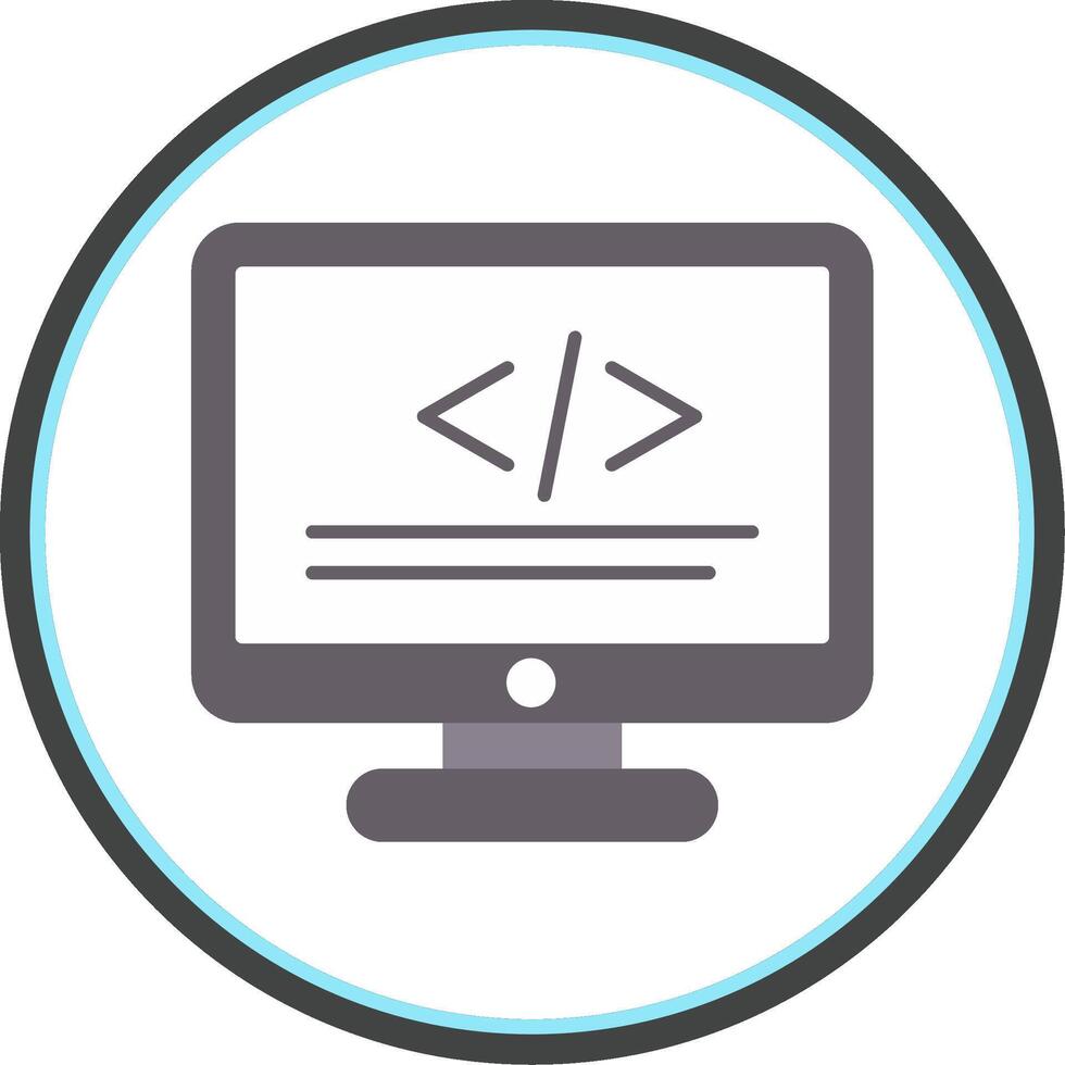 Programming Flat Circle Icon 38835195 Vector Art at Vecteezy