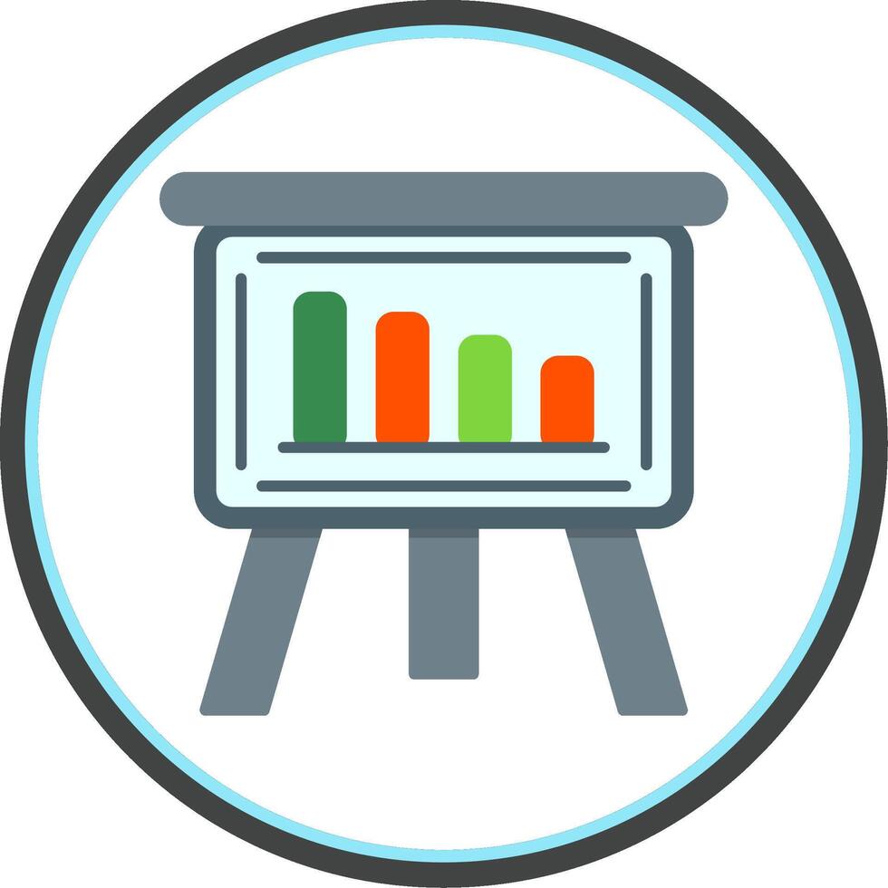 Analytics Flat Circle Icon 38837839 Vector Art at Vecteezy