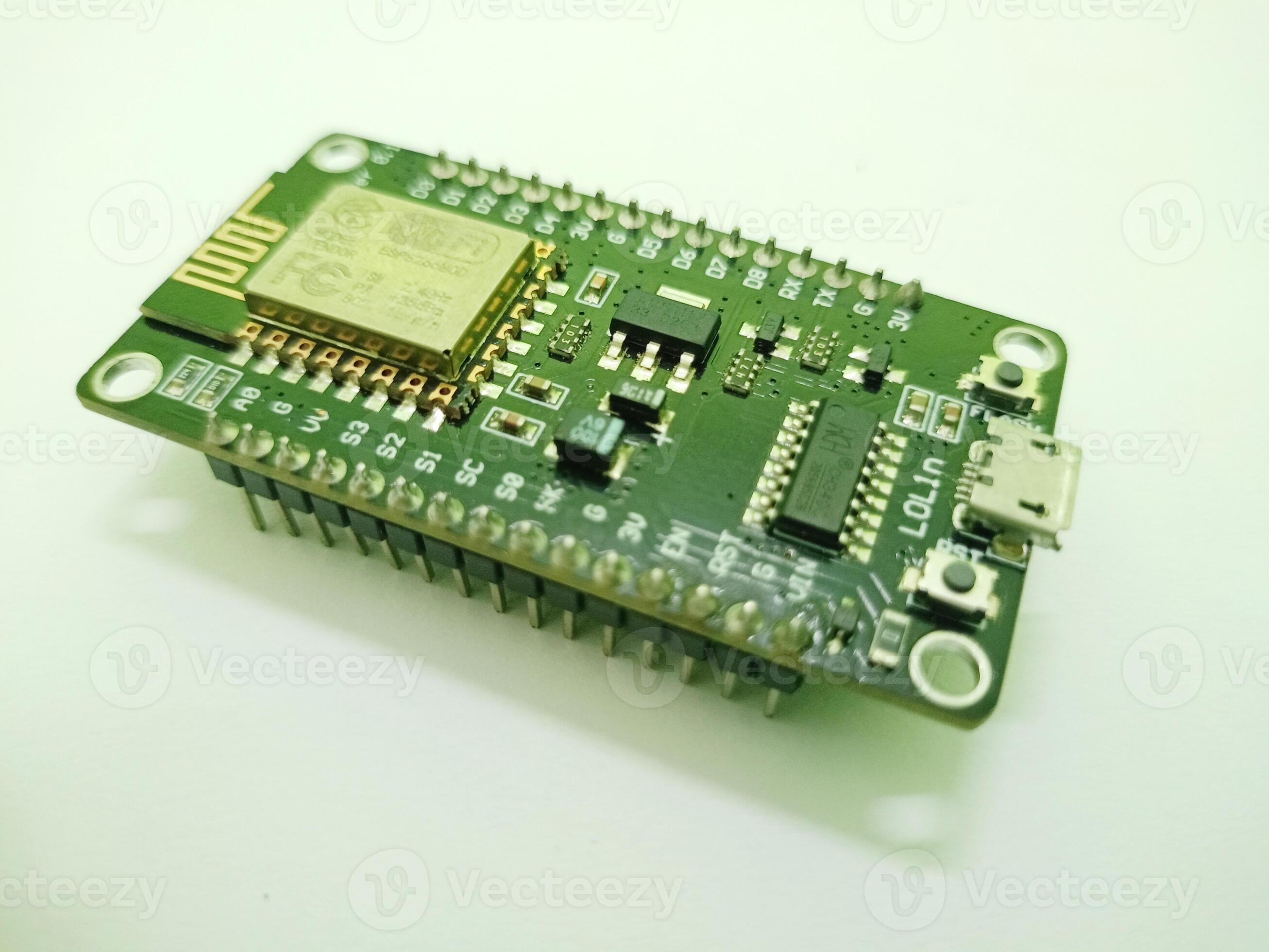The NodeMCU integrated control system is equipped with inputs and outputs 38838695 Stock Photo ...