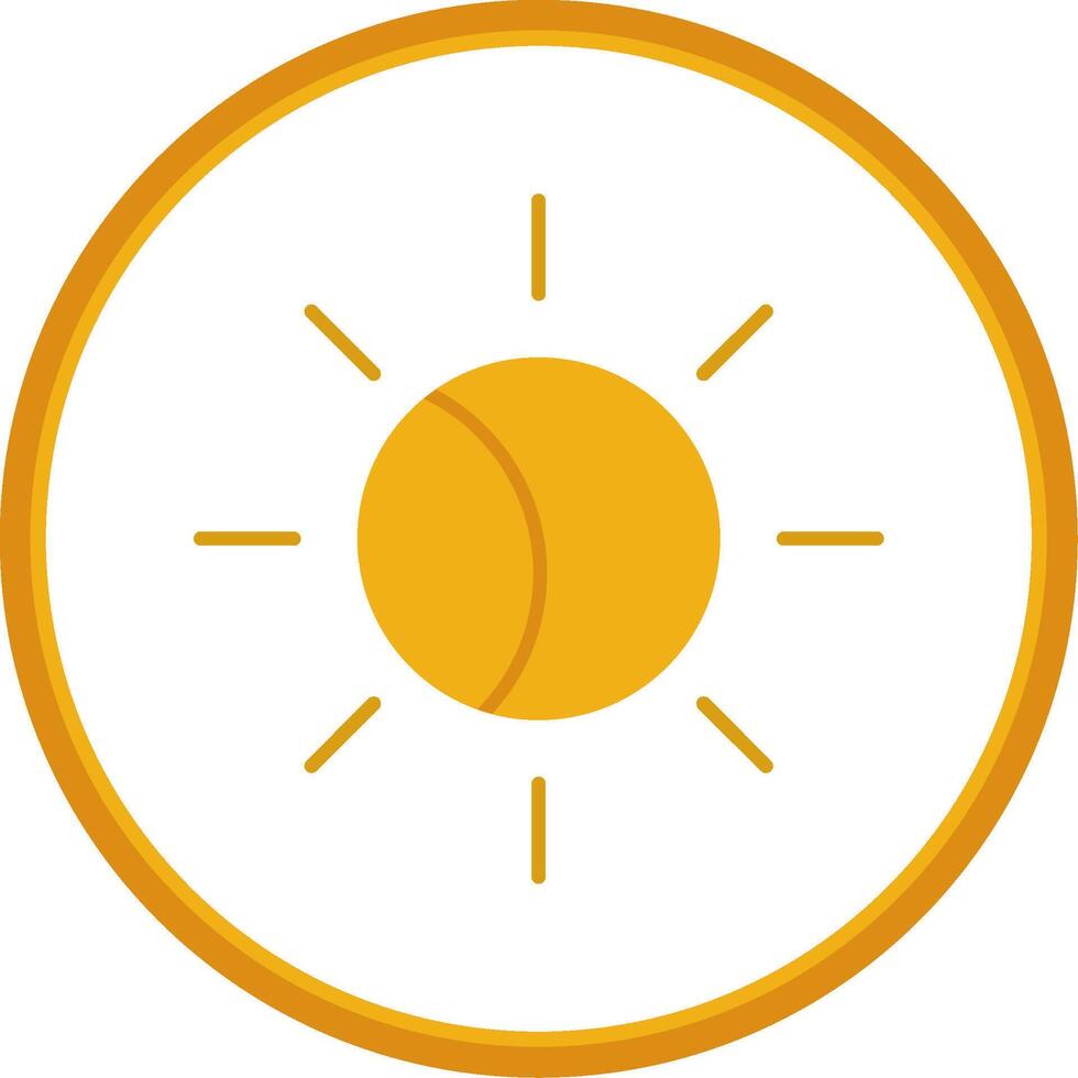 Eclipse Flat Circle Icon 38839108 Vector Art at Vecteezy