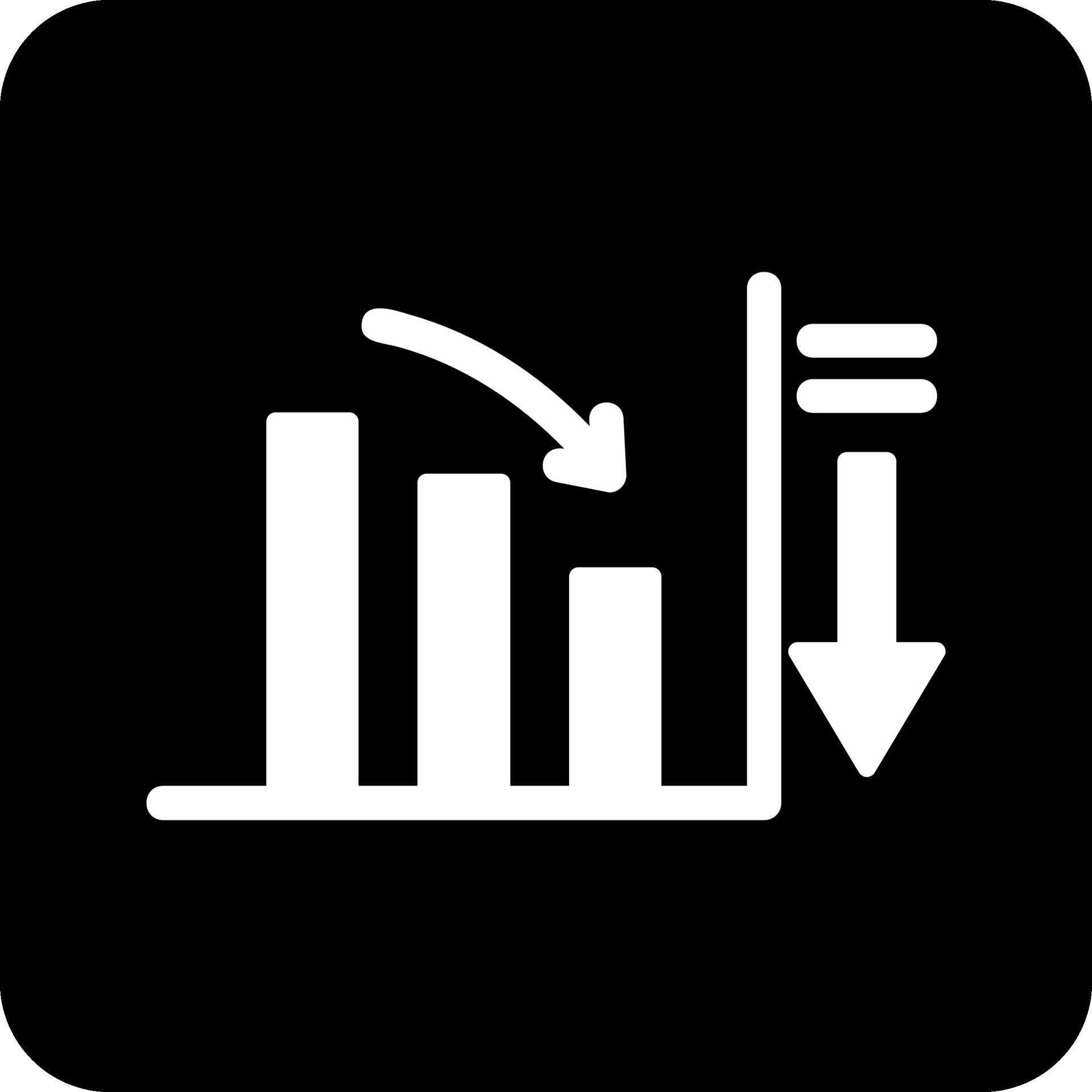 Decrease Vector Icon 38842524 Vector Art at Vecteezy