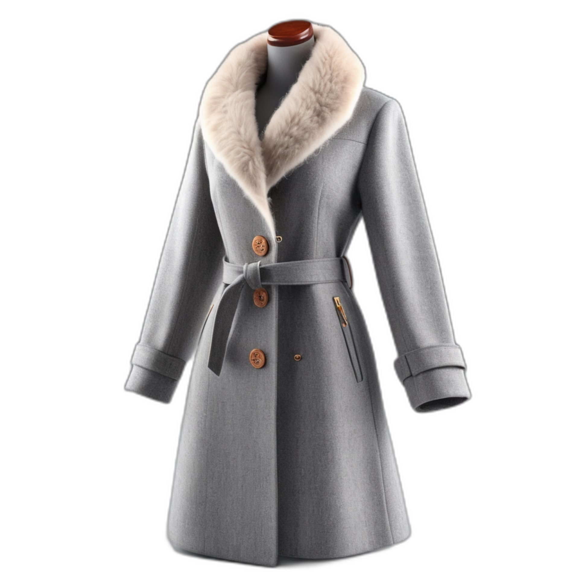 3d rendered Fashion wool coat 38846930 PNG