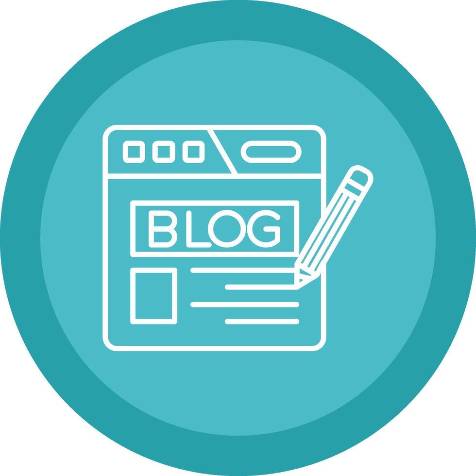 Blog Flat Circle Multicolor Design Icon 38848414 Vector Art At Vecteezy