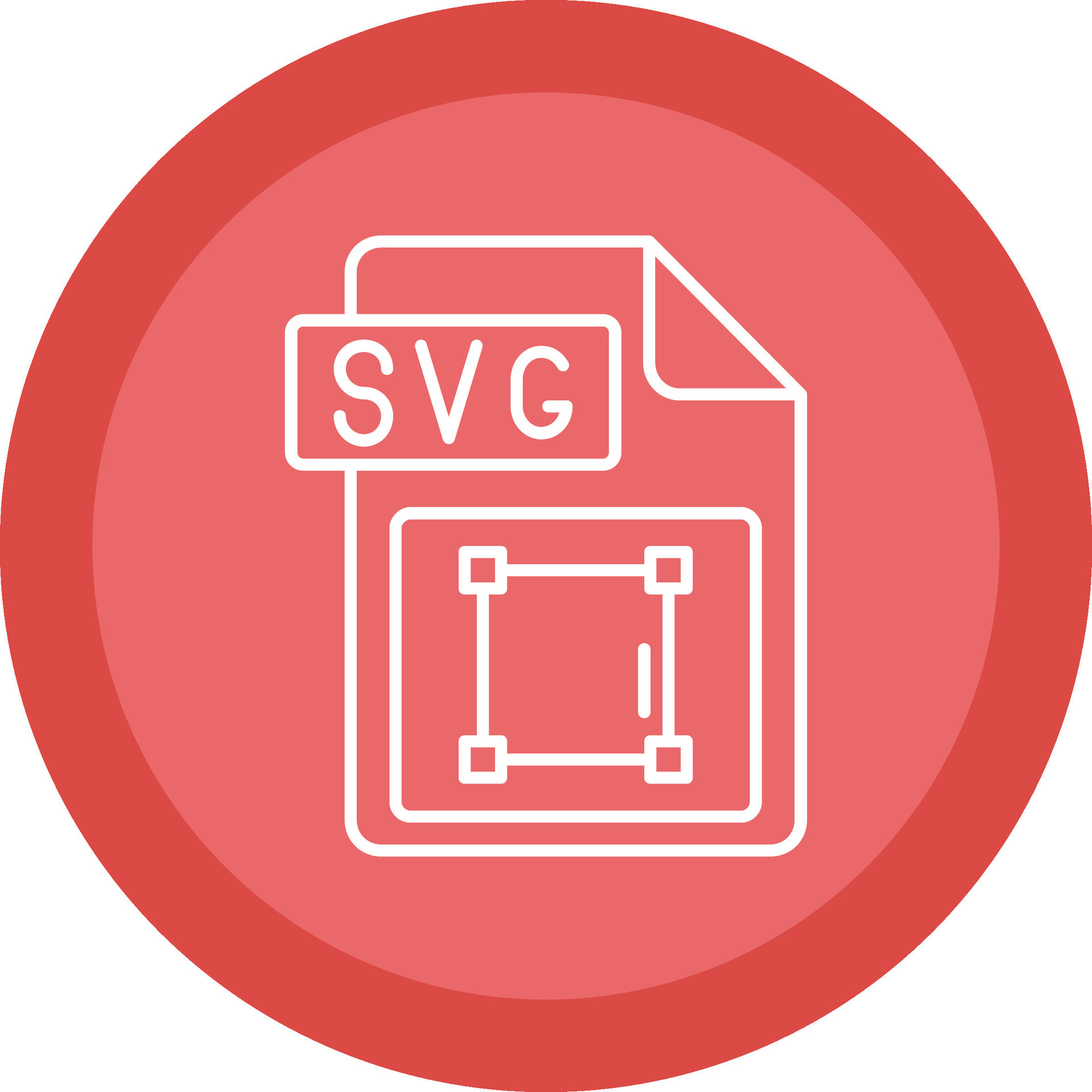 Svg file format Flat Circle Multicolor Design Icon 38848417 Vector Art ...