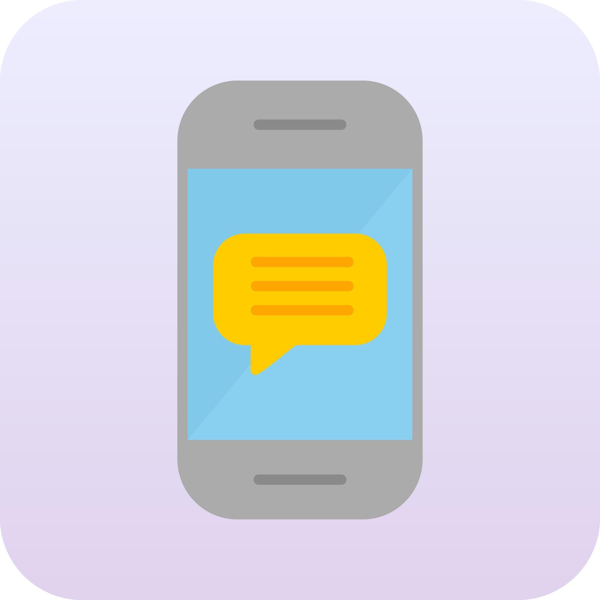 Phone Message Vector Icon 38849812 Vector Art At Vecteezy