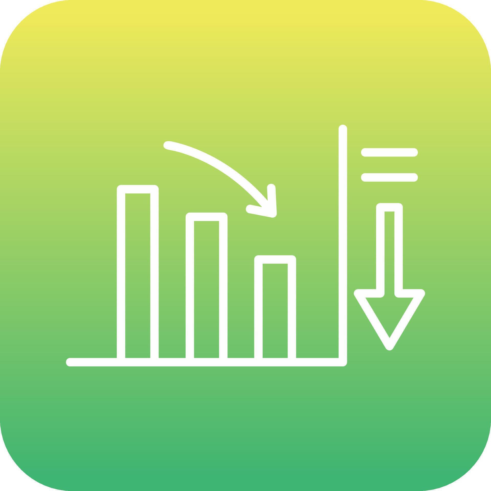 Decrease Vector Icon 38851025 Vector Art at Vecteezy