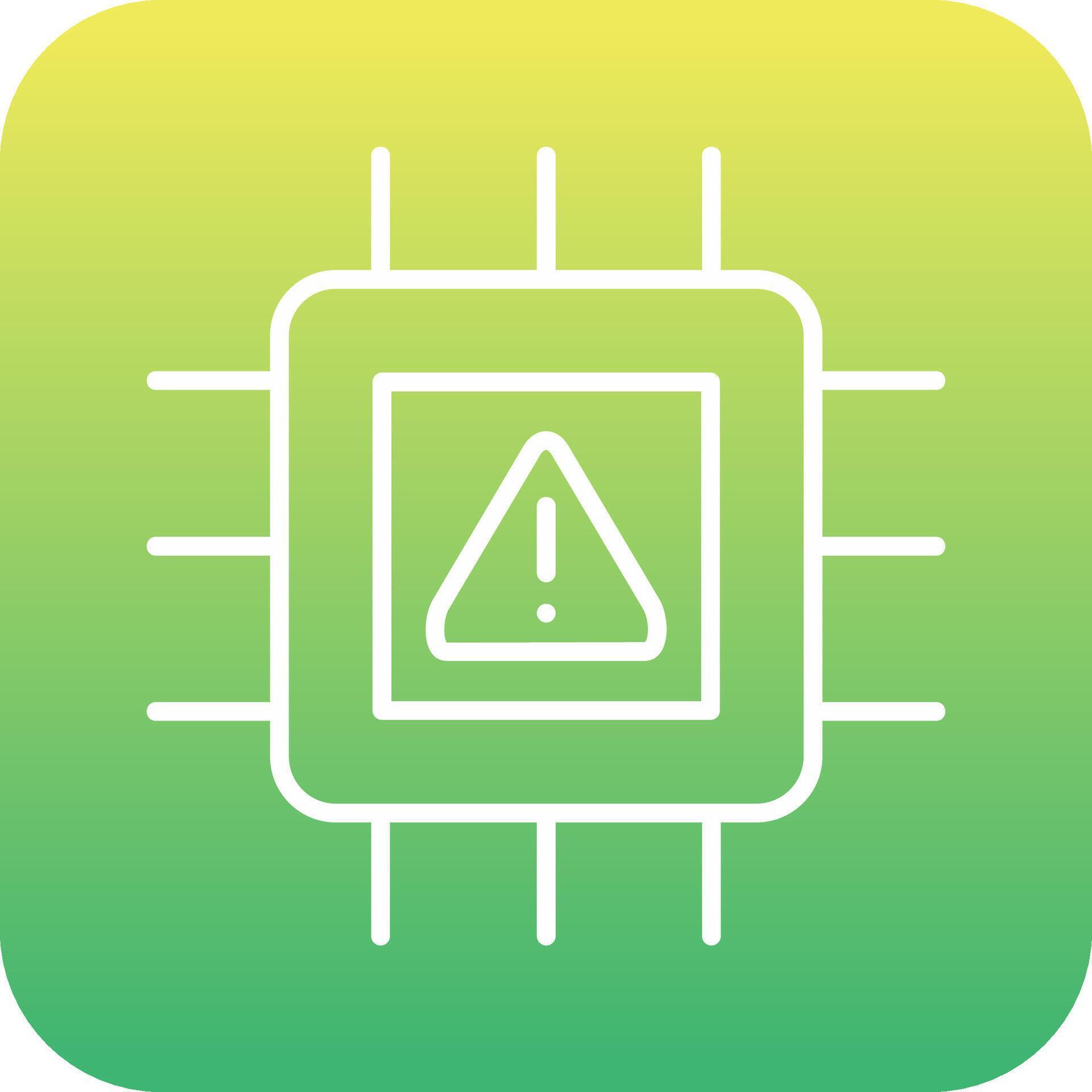 Cpu Warnig Vector Icon 38851310 Vector Art at Vecteezy