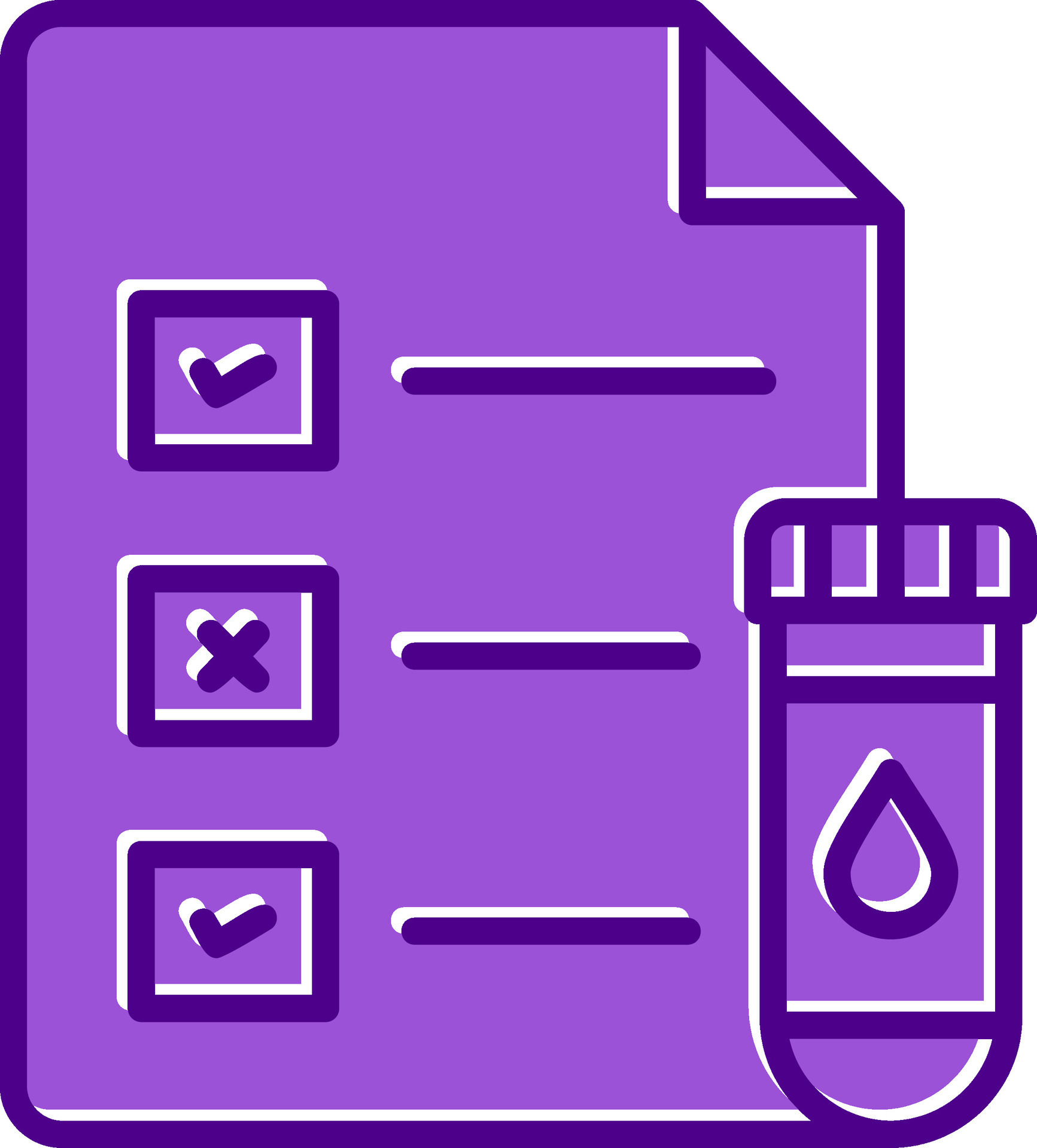 Medical Test Report Vector Icon 38859893 Vector Art at Vecteezy Medical Test Report Vector Icon 38859893 Vector Art at Vecteezy