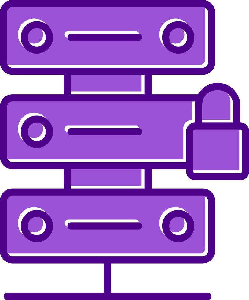 Lock Server Vector Icon 38860149 Vector Art At Vecteezy