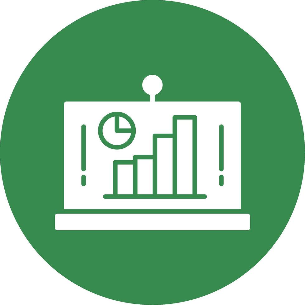 Analytics Glyph Circle Icon 38862361 Vector Art at Vecteezy