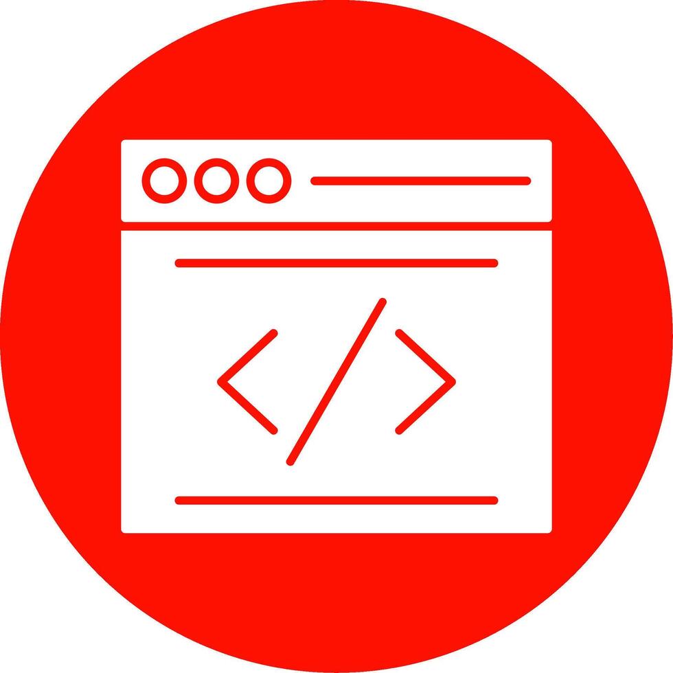 Coding Glyph Circle Icon 38868114 Vector Art at Vecteezy