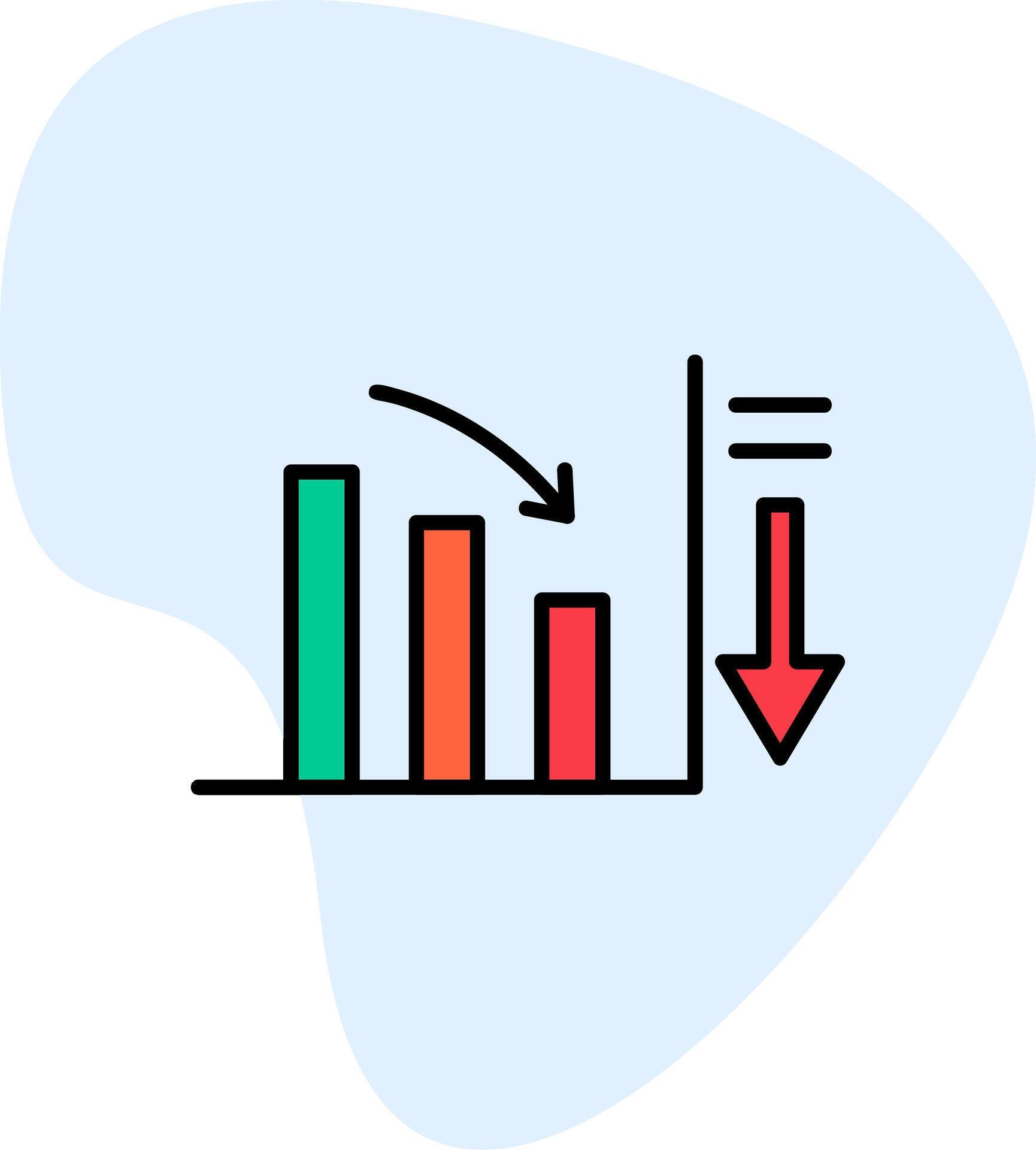 Decrease Vector Icon 38871407 Vector Art at Vecteezy