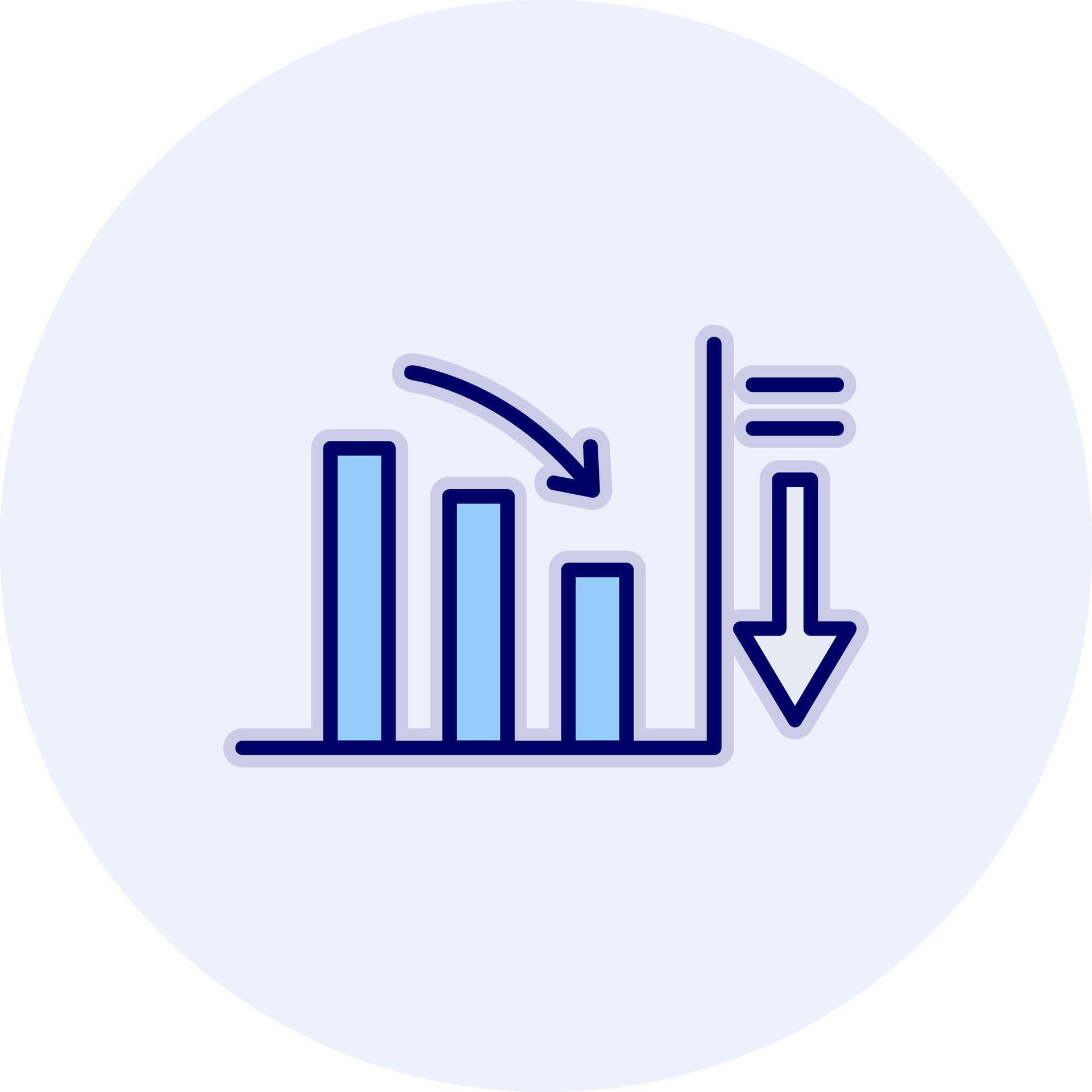 Decrease Vector Icon 38874790 Vector Art at Vecteezy