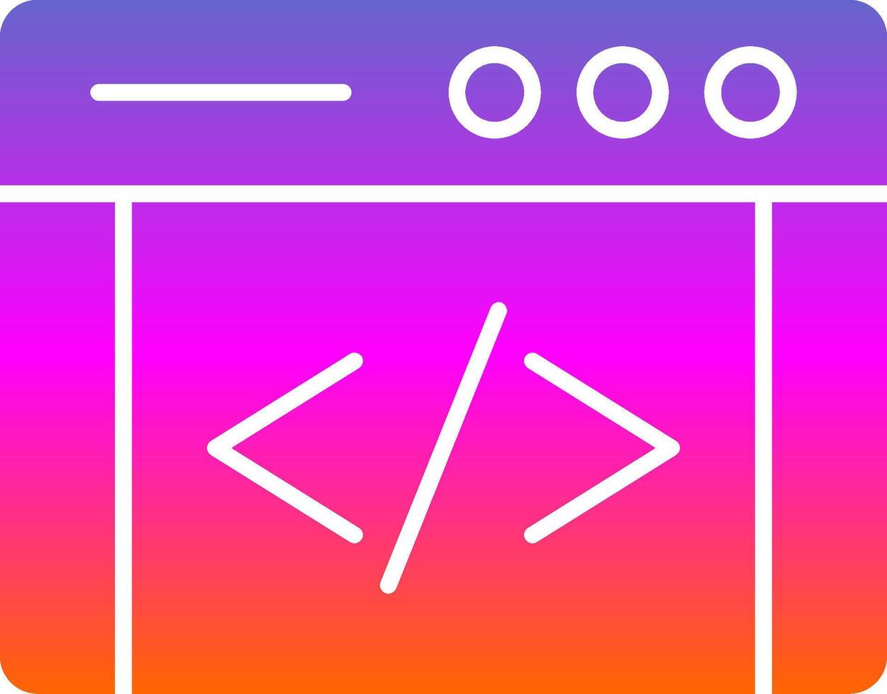 Coding Glyph Gradient Icon 38878255 Vector Art at Vecteezy