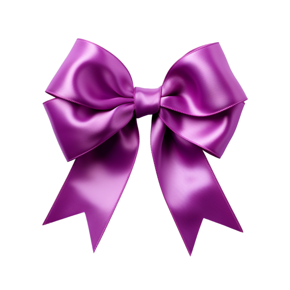 AI generated Stylish purple bow 38880073 PNG