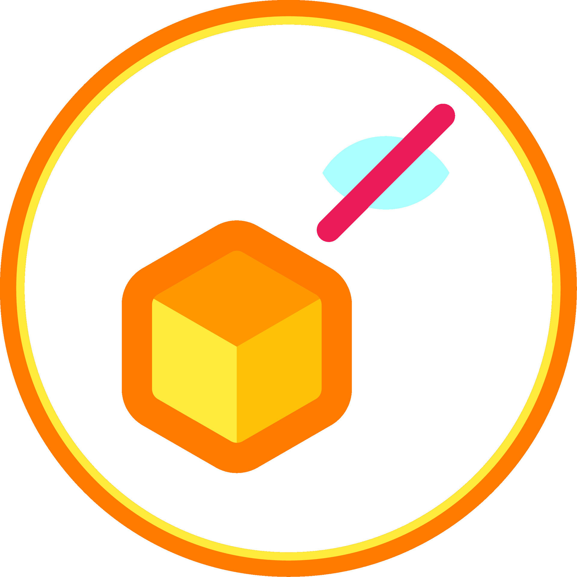 Hide object Flat Circle Uni Icon 38882380 Vector Art at Vecteezy Hide object Flat Circle Uni Icon 38882380 Vector Art at Vecteezy
