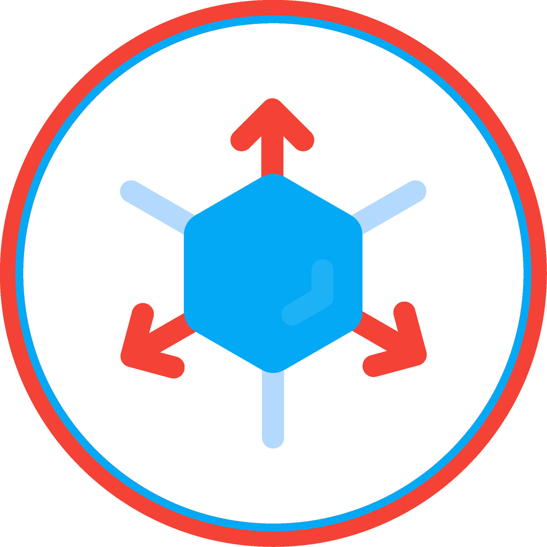 3d coordinate axis Flat Circle Uni Icon 38882472 Vector Art at Vecteezy