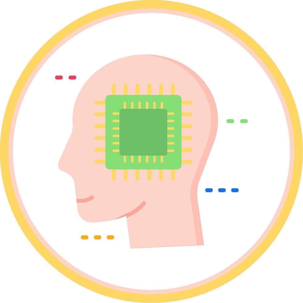 Cpu Flat Circle Uni Icon 38884859 Vector Art At Vecteezy