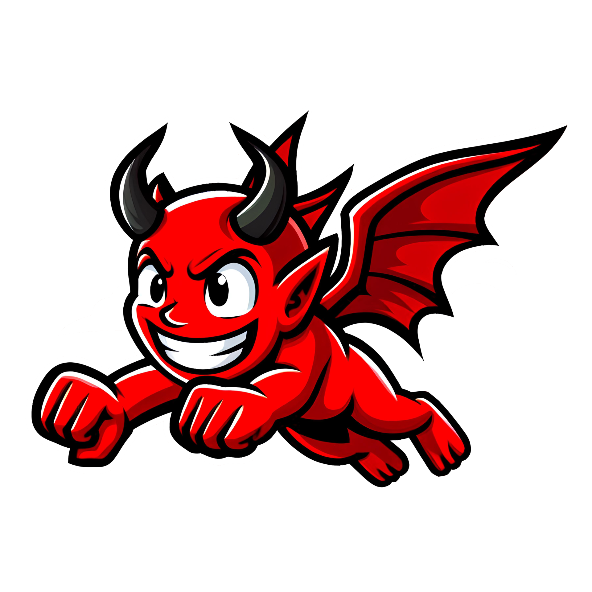 Ai Generated Red Devil Cartoon Character 38888209 Png