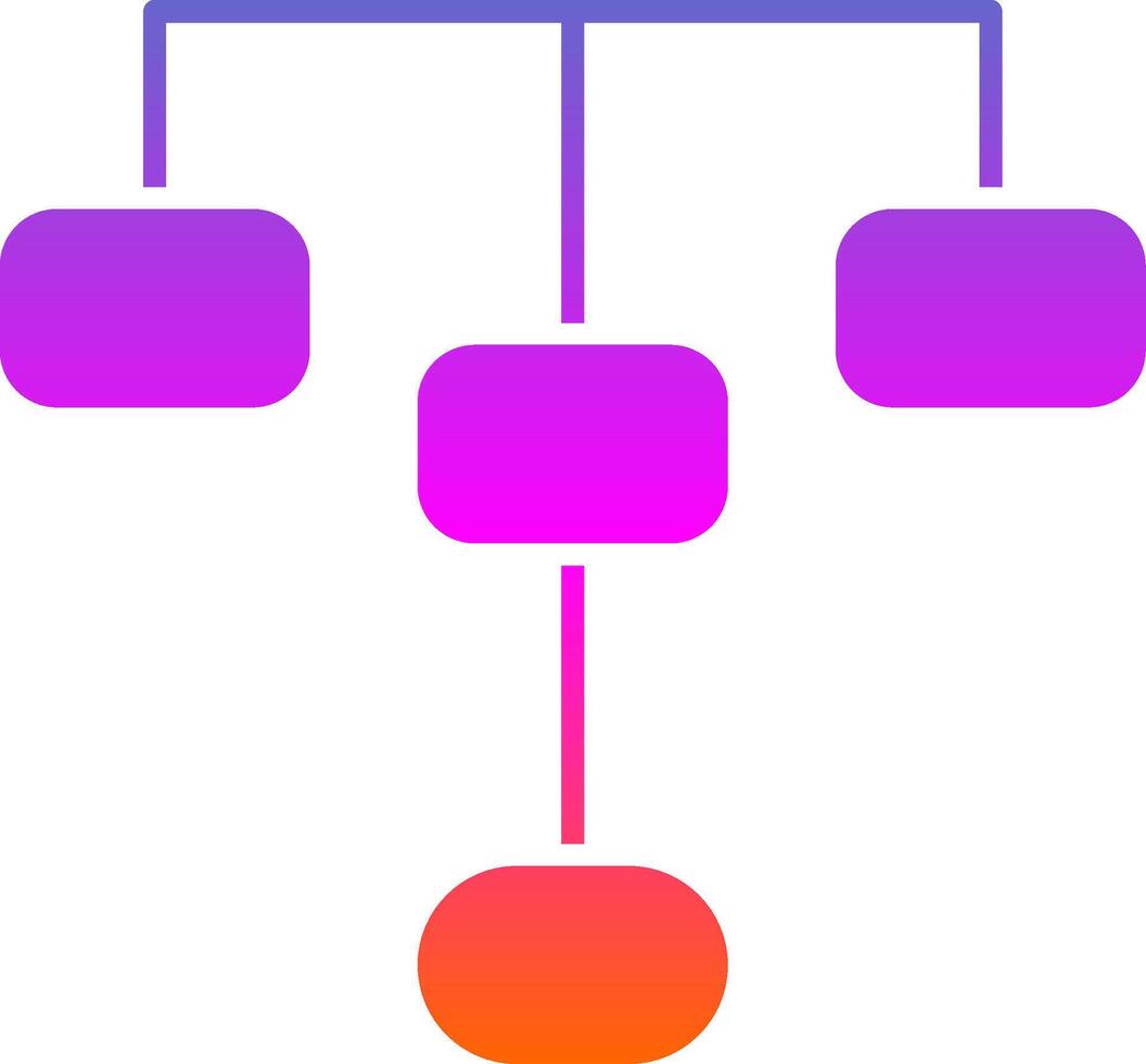 Hierarchical Structure Glyph Gradient Icon 38888691 Vector Art at Vecteezy