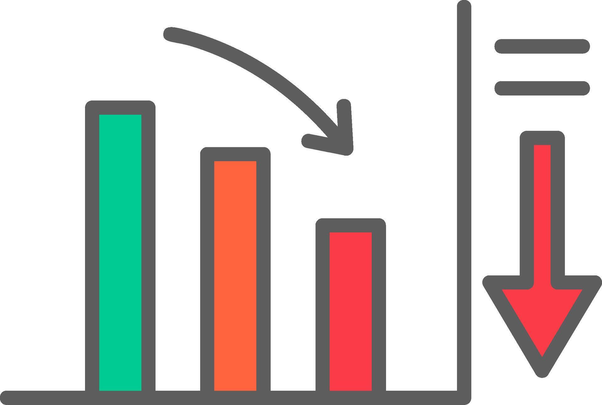 Decrease Vector Icon 38889579 Vector Art at Vecteezy