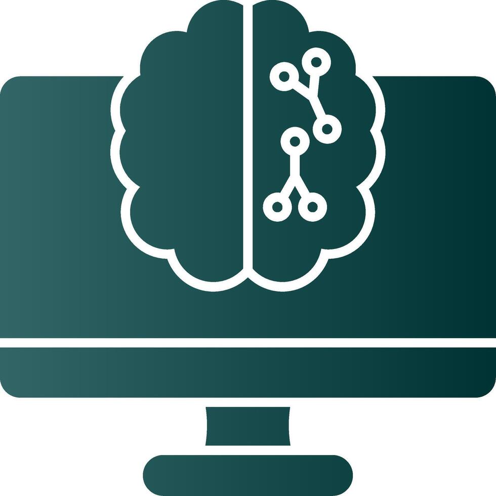 Machine Learning Glyph Gradient Icon 38892524 Vector Art at Vecteezy