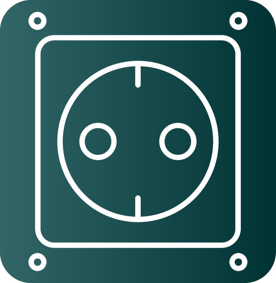 Socket Glyph Gradient Icon 38894030 Vector Art at Vecteezy