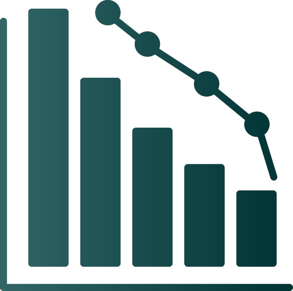 Decrease Glyph Gradient Icon 38894286 Vector Art at Vecteezy