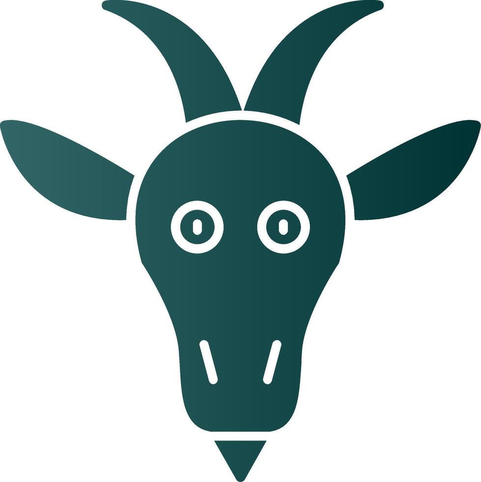 Goat Glyph Gradient Icon 38896605 Vector Art at Vecteezy
