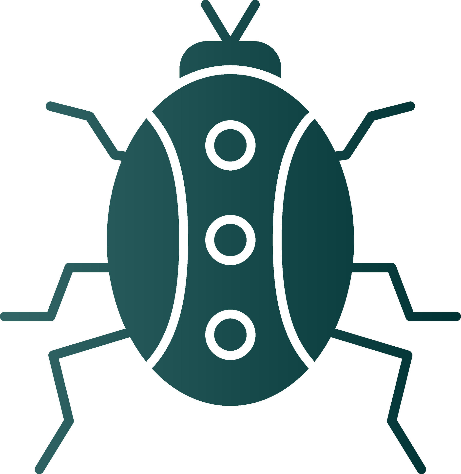Bug Glyph Gradient Icon 38896659 Vector Art At Vecteezy