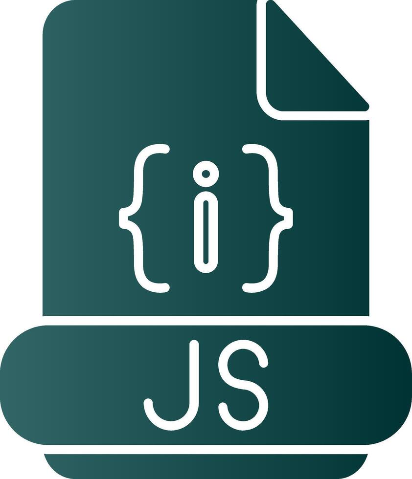 Js Format Glyph Gradient Icon 38898524 Vector Art at Vecteezy