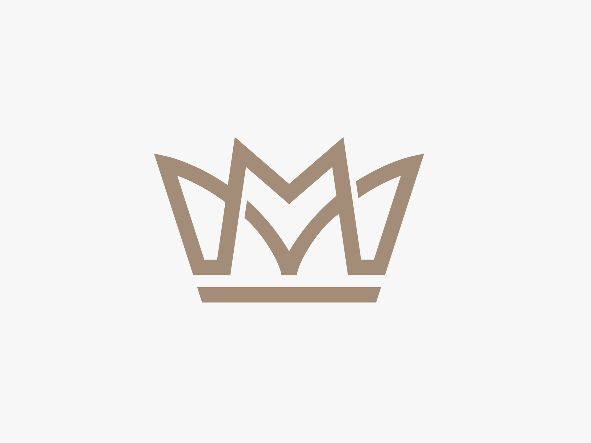 Simple Luxury Crown Logo Letter M 38922200 Vector Art at Vecteezy