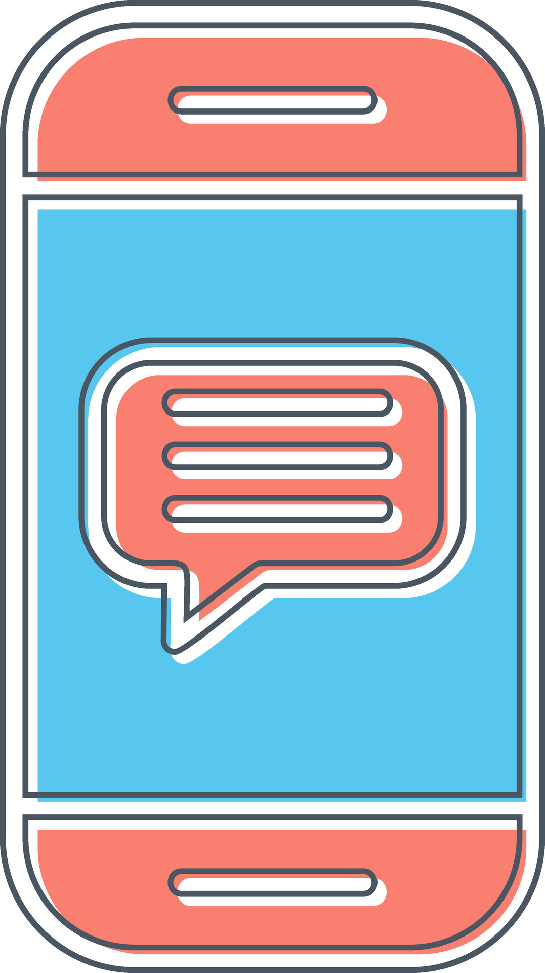 Phone Message Vector Icon 38923709 Vector Art At Vecteezy