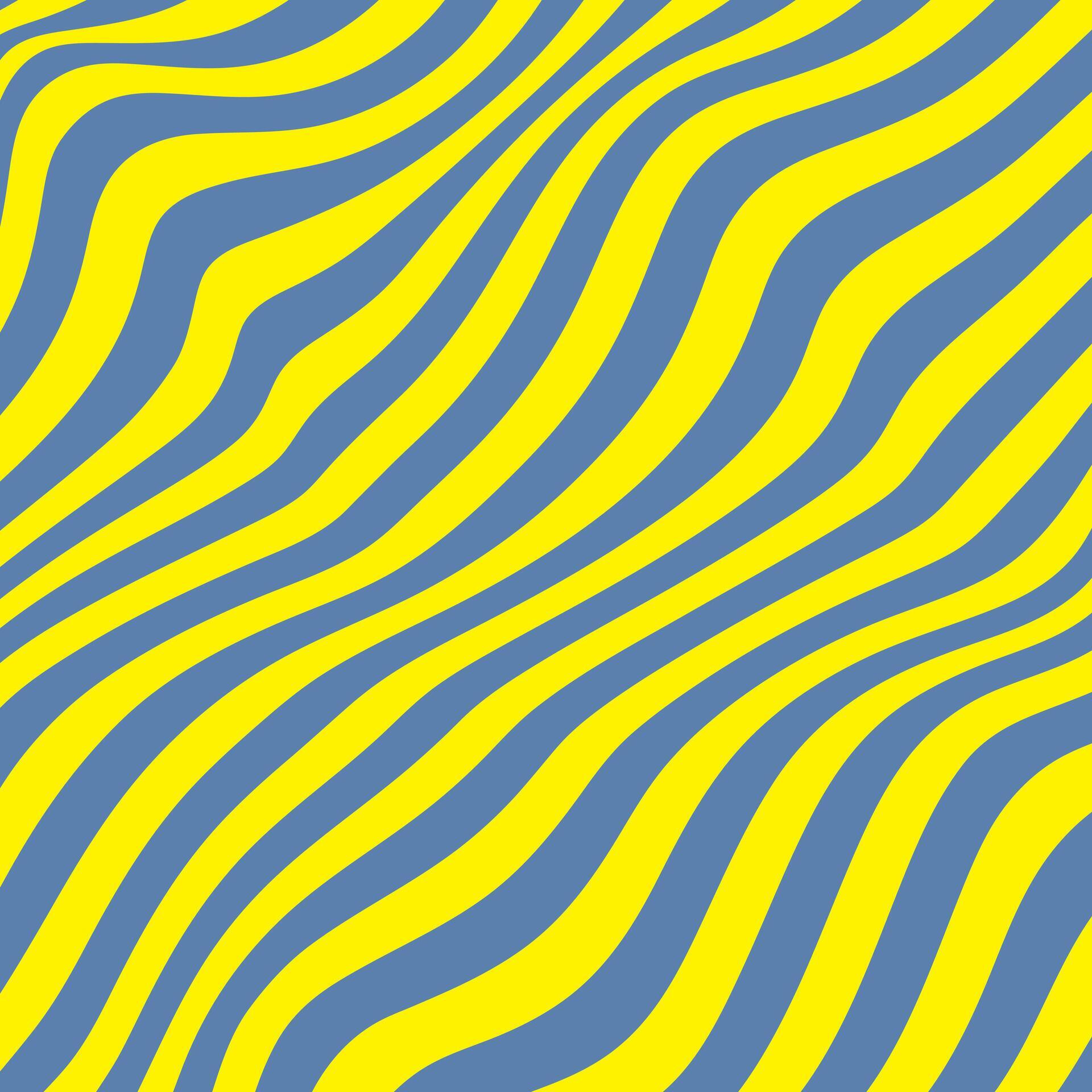 Simple Abstract Blueberry Color Daigonal Line Wavy Distort Pattern On