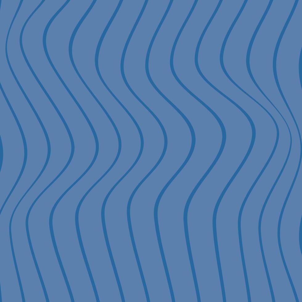 Simple Abstract Blueberry Color Thin Vertical Line Wavy Distort Pattern