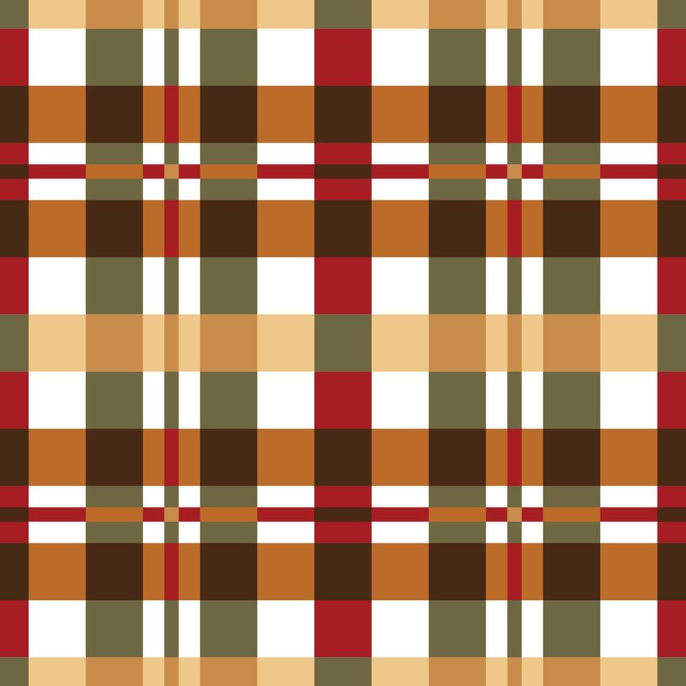 Geometric Colorful Traditional Colored Square Grid Line Seamless Pattern Vector Design Gingham