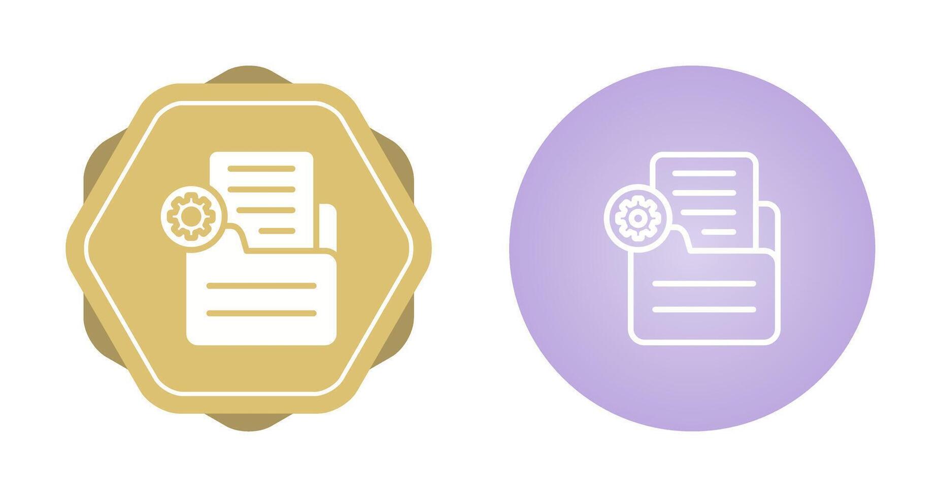 Document Settings Vector Icon 38934216 Vector Art at Vecteezy