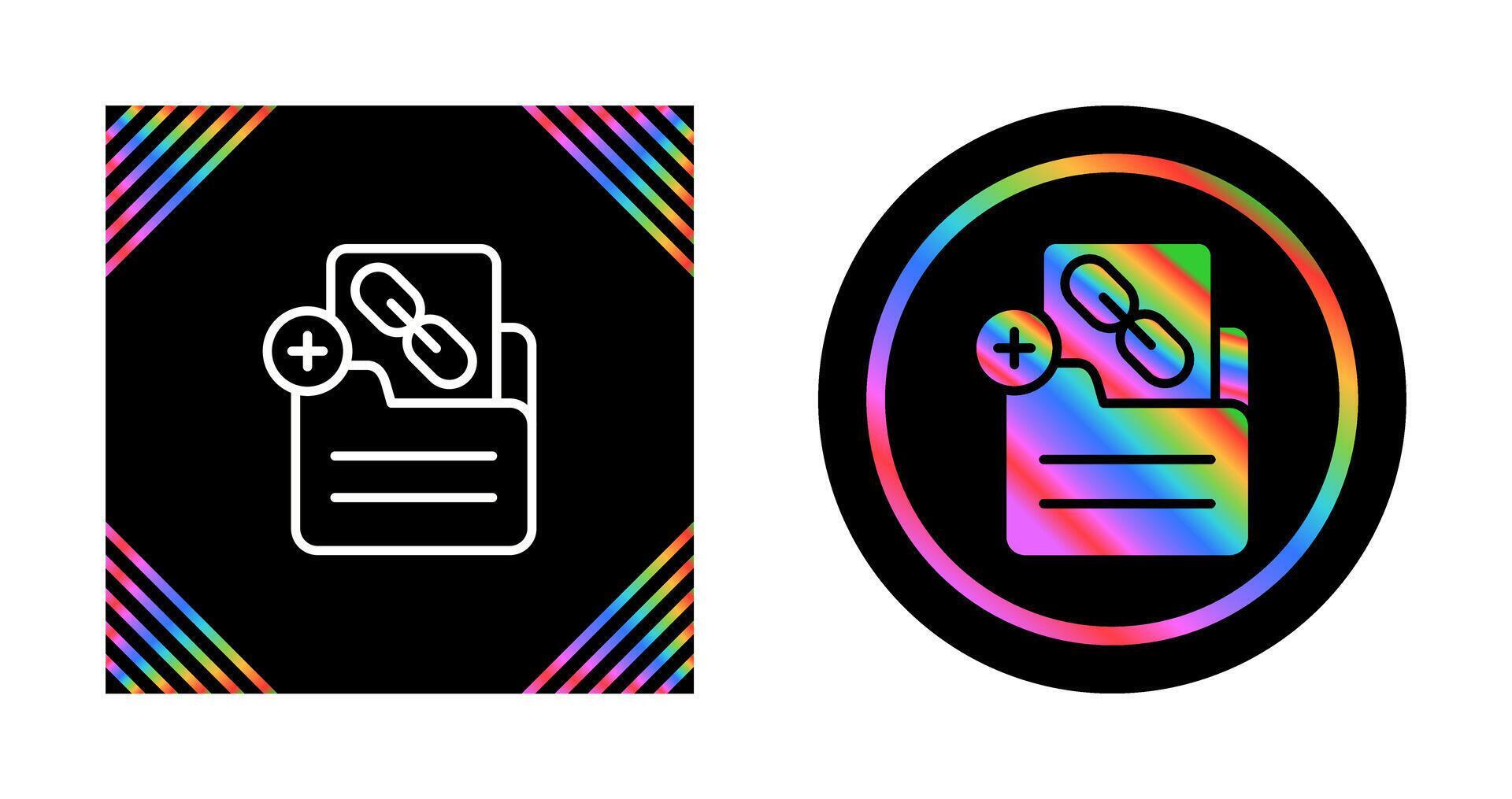 Document Insert Link Vector Icon 38935493 Vector Art at Vecteezy