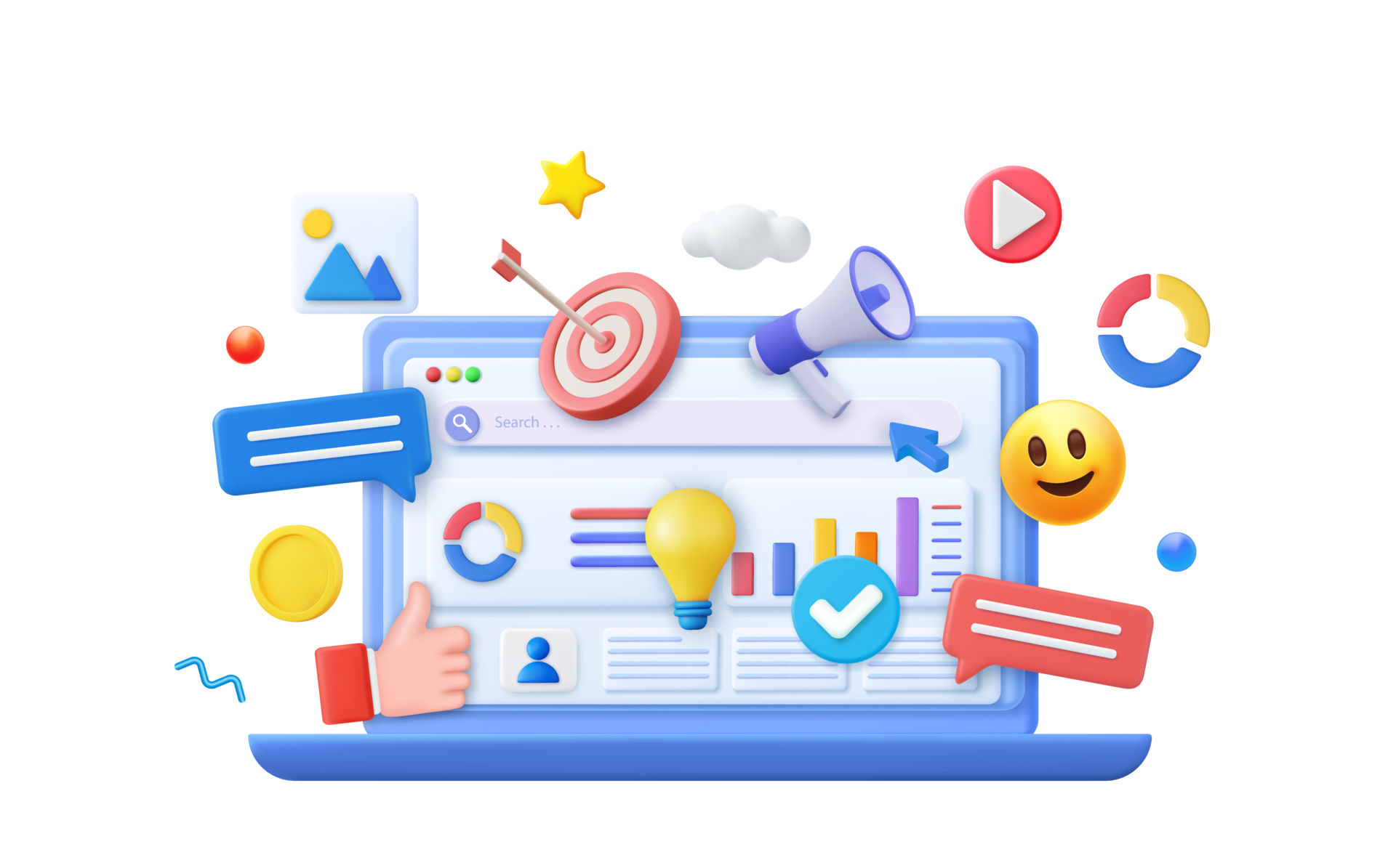 3D SEO Optimization, 38941112 PNG 3D SEO Optimization, 38941112 PNG