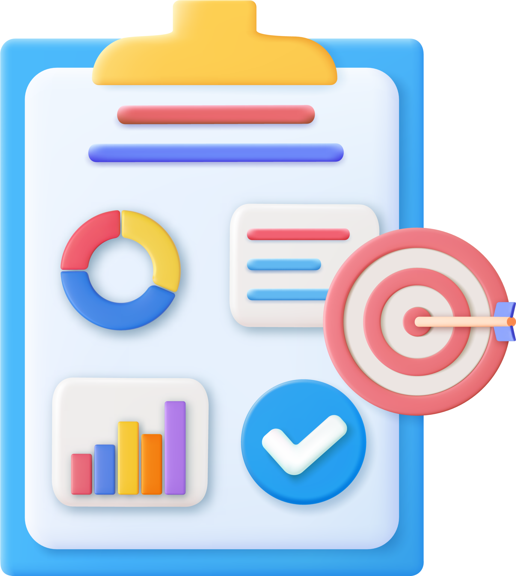 3d charts and graph 38941531 PNG