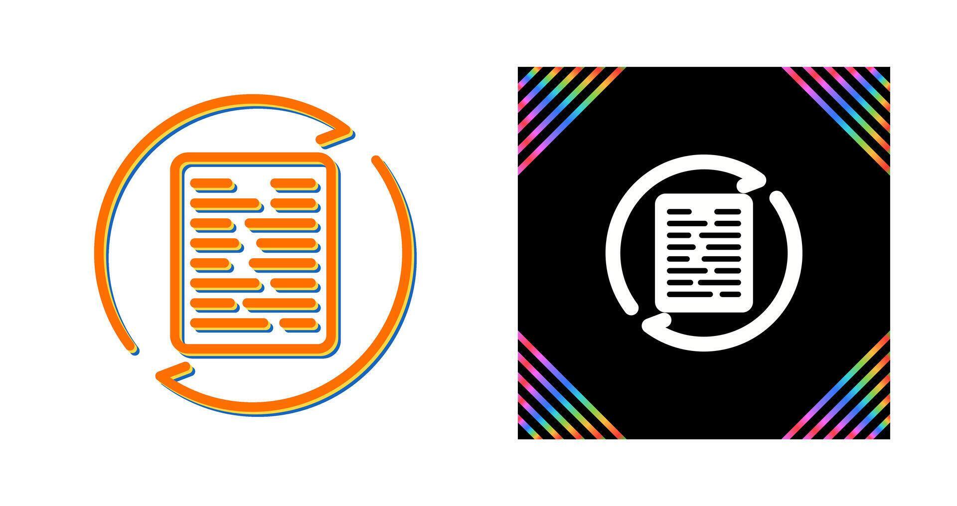 Document Synchronization Vector Icon 38941571 Vector Art at Vecteezy