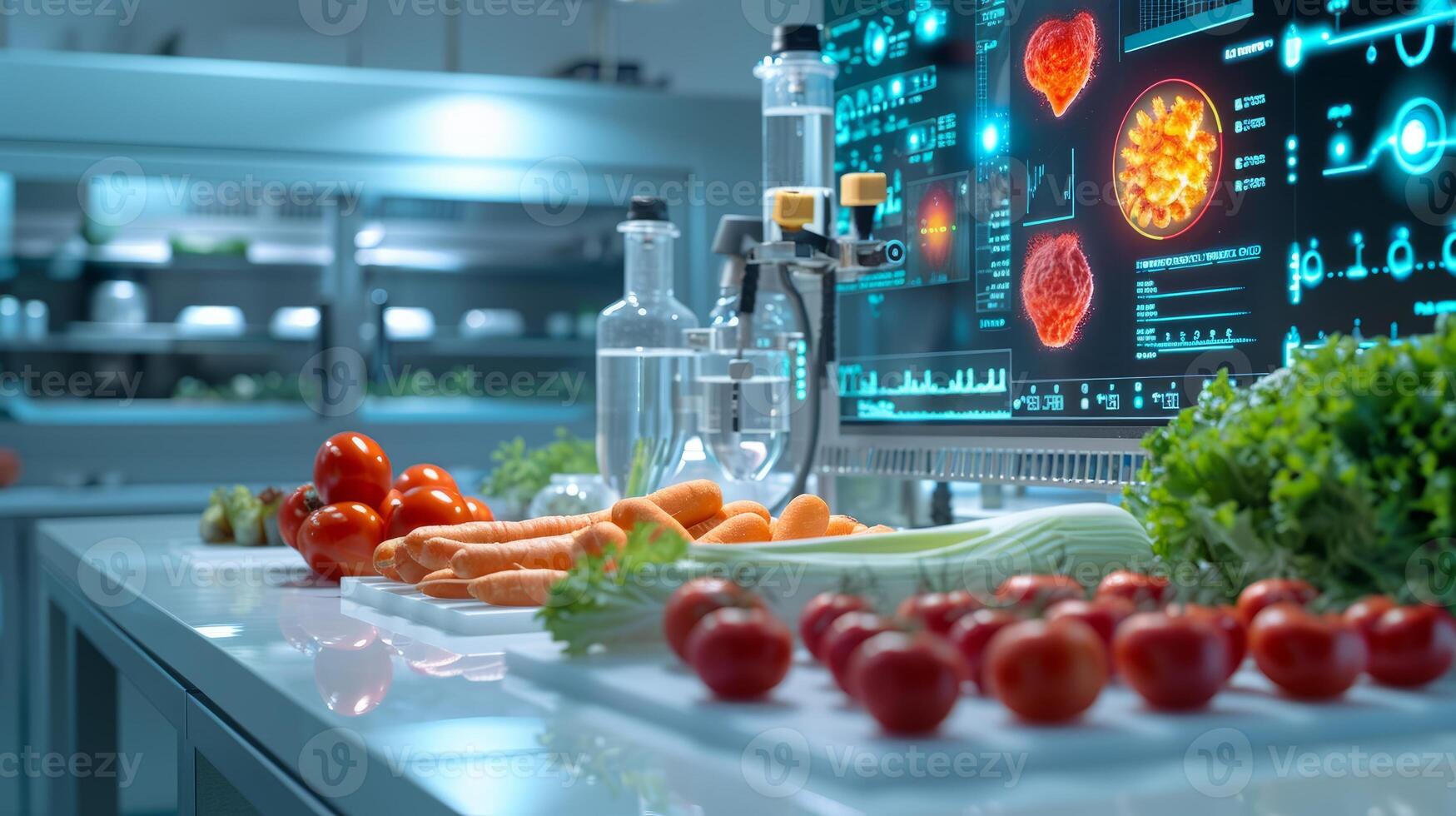 AI generated Innovative Food Science Laboratory with Nutritional ...