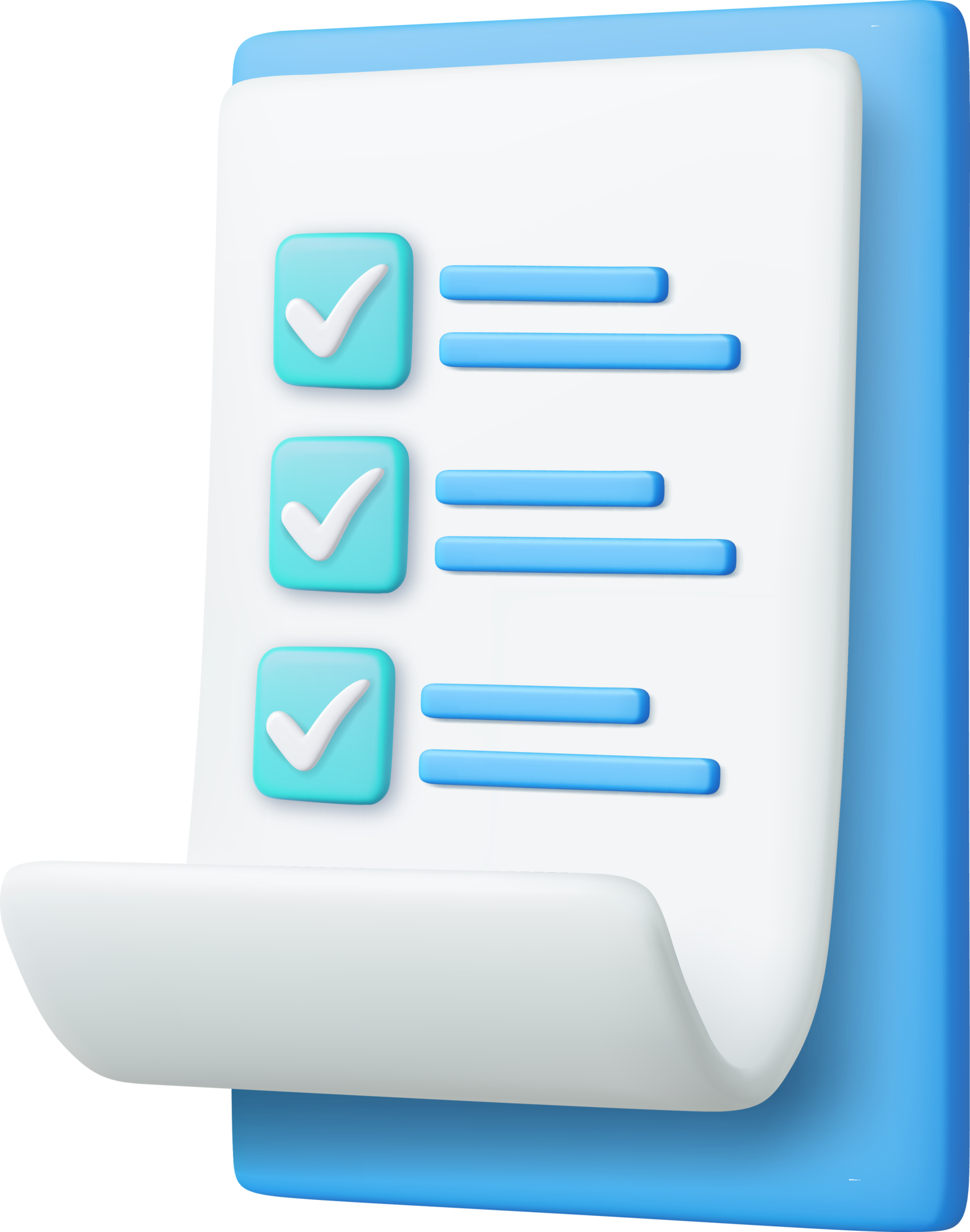 3d White paper task management todo check list 38945409 PNG 3d White paper task management todo check list 38945409 PNG